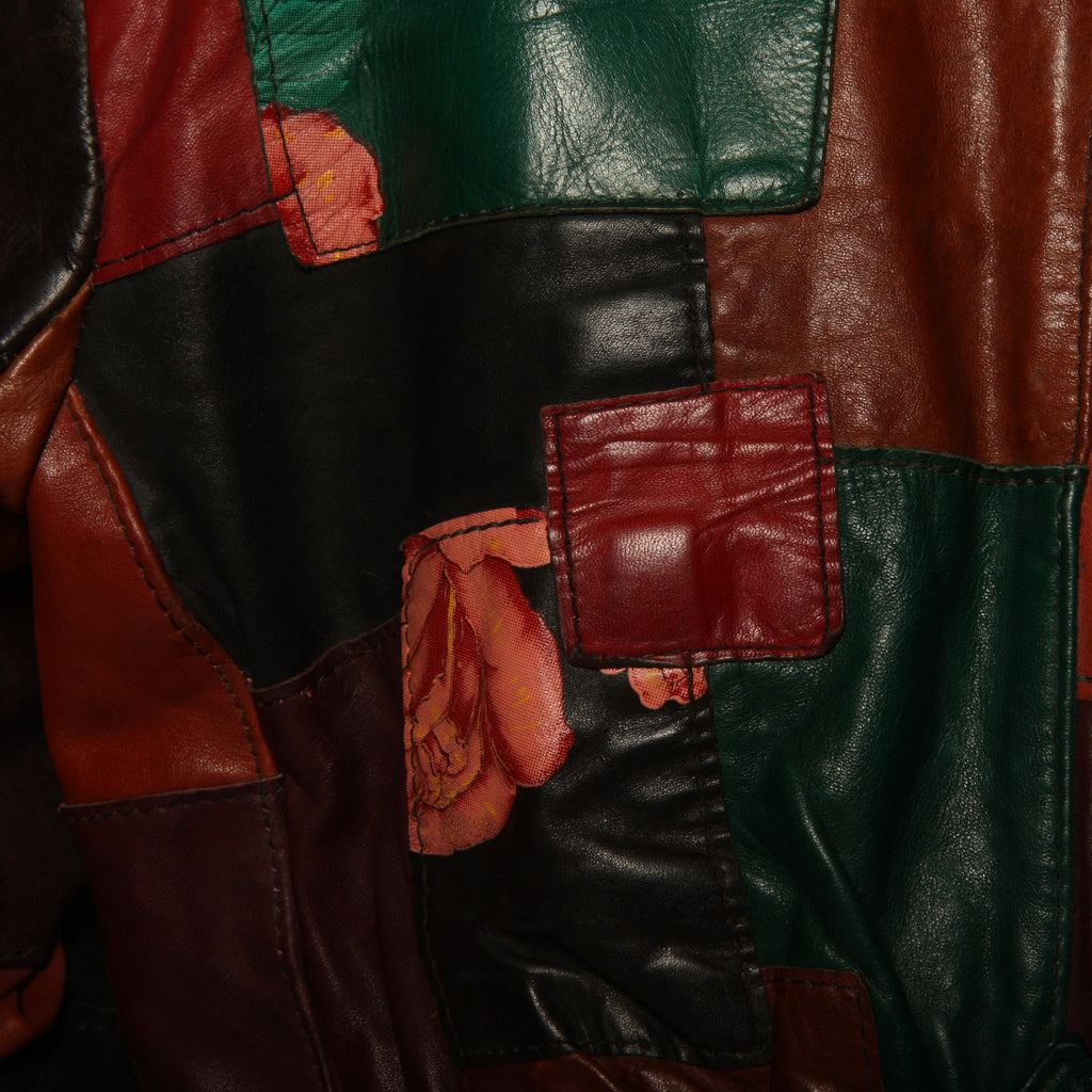 Vintage 70's Gandalf The Wizard Patchwork Leather Jacket – Opal Pineapple